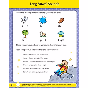 3rd Grade BIG Workbook All Subjects for Kids 8 - 9 includes 220+ Activities, Spelling, Grammar, Reading Comprehension, Writing, Math, and More
