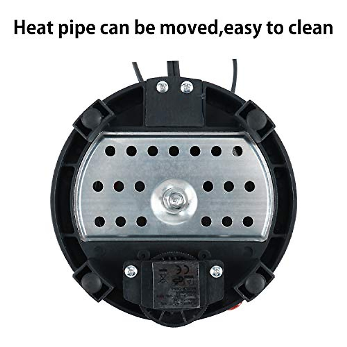 DasMarine 110V Small Electric Stove 500W Portable Countertop 5.5" Hot Plate Multifunctional Home Coffee Tea Water Heater