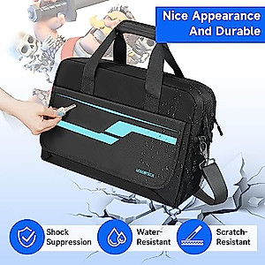 Deegotech Travel Carrying Case Compatible with PS5, Portable Protective Storage Bag for PlayStation5 Console Multiple Pockets for PS5 Disc/Controller/Game Cards & Accessories Tech Gifts for Men