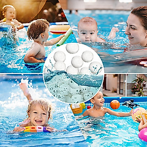 Moritakk 1.54lbs Pool Filter Ball for Sand Filter Pump for Above Ground Pool,Reusable Eco-Friendly Filter Balls Replace Pool Filter Sand (Equals 50 lbs Pool Filter Sand).…