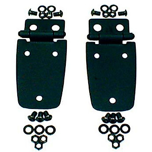 Rugged Ridge 11205.02 Hood Hinge, Black; 97-06 Jeep Wrangler TJ