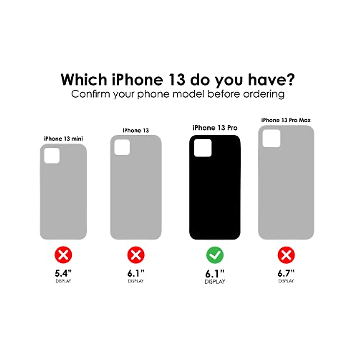 OtterBox SYMMETRY CLEAR SERIES Case for iPhone 13 Pro (ONLY) - CLEAR