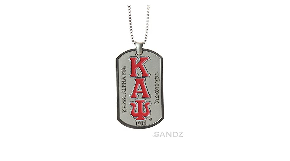 Kappa Alpha Psi Dual-sided Dog Tag - Stylish Greek Jewelry