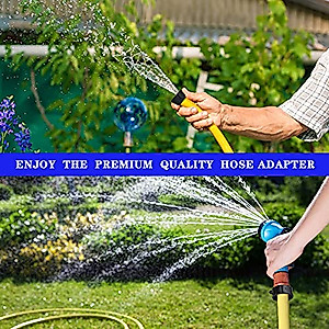 275 330 IBC Tote Adapter Water Hose Male Adapter Garden Hose Drain Plug Connector Coarse Garden Hose (2 Pieces)