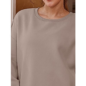 EFAN Women Sweatshirts Oversized Crew Neck Pullover Cute Casual Hoodies 2023 Fall Outfits Fashion Clothes