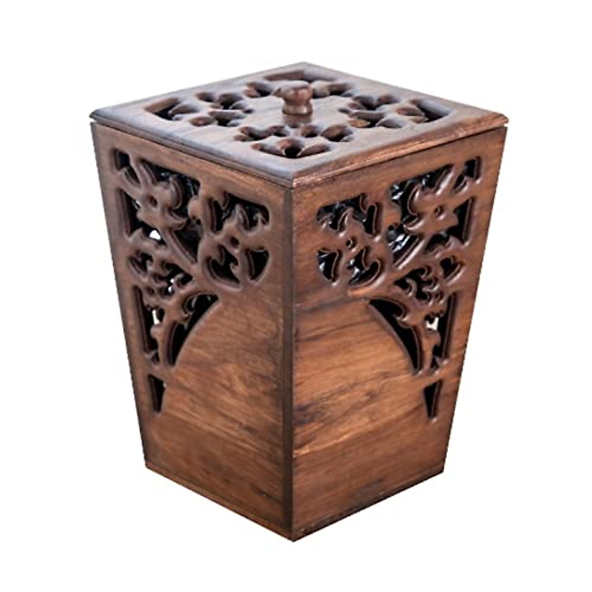 DIKNAC Trash Can Garbage Bin Wood Trash Can Wastebasket Garbage Container Bin for Bathrooms Powder Rooms Home Offices Waste Bins ( Color : B , Size : 23*30cm )