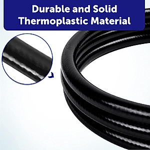 Flame King Propane Thermo Plastic Rubber Hose Assembly, 24-inch, 3/8-inch ID for RVs and Travel Trailers