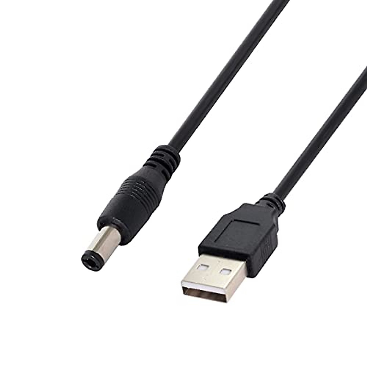 cablecc USB 2.0 Male A Type to 5.5 x 2.5mm DC 5V Power Plug Barrel Connector Charge Cable 80cm