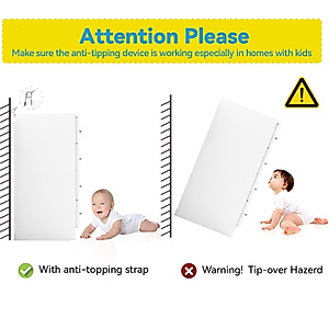 GEPELCN Dresser for Bedroom White Dresser with Power Outlets Wood 4 Drawer Dresser with Large Organizer Tall Chest of Drawers Closet Modern Dresser for Bedroom Living Room Kids Room Hallway