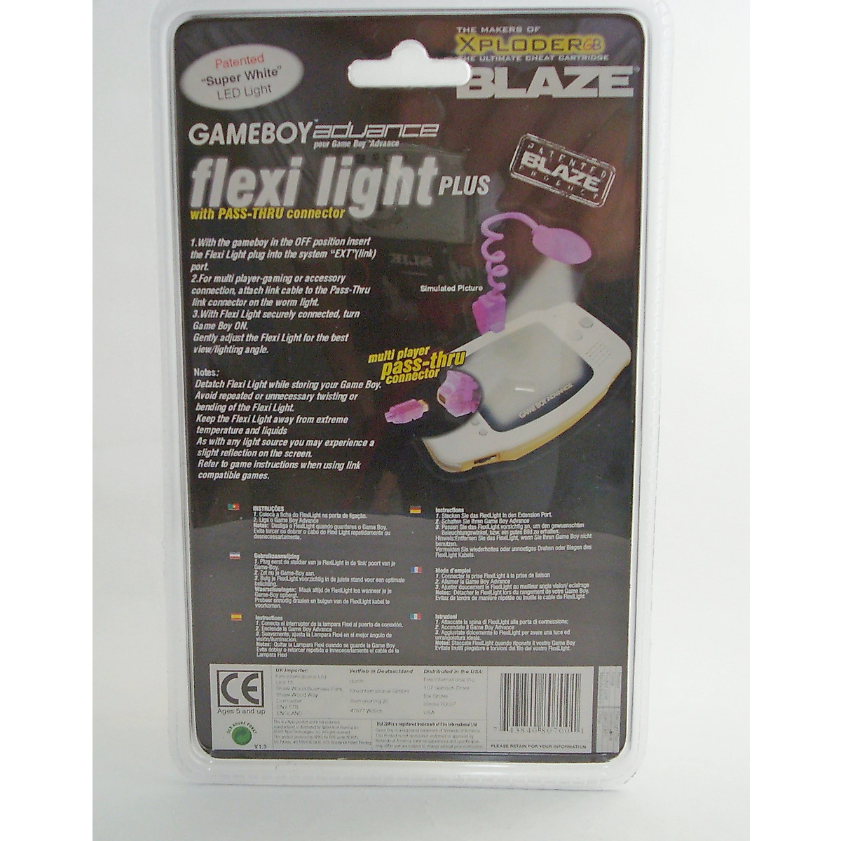 GAMEBOY ADVANCE WORM LIGHT (GAMEBOY ADVANCE)