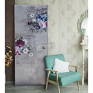 Redesign DÉCOR TRANSFERS® – Imperial Garden Size 44"x30", Cut INTO 6 Sheets 655350635534 Rub on Transfer for Wall or Furniture Decoration