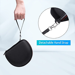 XANAD Headphones case for Beats Studio and Beat Solo Series/JBL Tune and JBL Live Series/TOZO ht2 Series/Anker Life Series/Bose QuietComfort Series, Fit All Folding Headphone（Outer Black+Inner Grey）