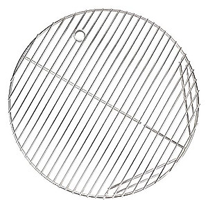 Grisun Round Cooking Grate 19.5 Inch - for Akorn Kamado Ceramic Grill, Pit Boss K24, Louisiana Grills K24, Char-Griller 16620, Solid Rod Round Grill Grate, 304 Stainless Steel