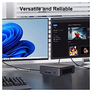 Intel NUC 11 Pro Slim Kit, 11th Gen, Core i7-1165G7, 64 GB DDR4 RAM, 1 TB SSD, RJ-45, WiFi-6,Bluetooth, HDMI, Windows 11 Pro, Mini PC + NPO Cord