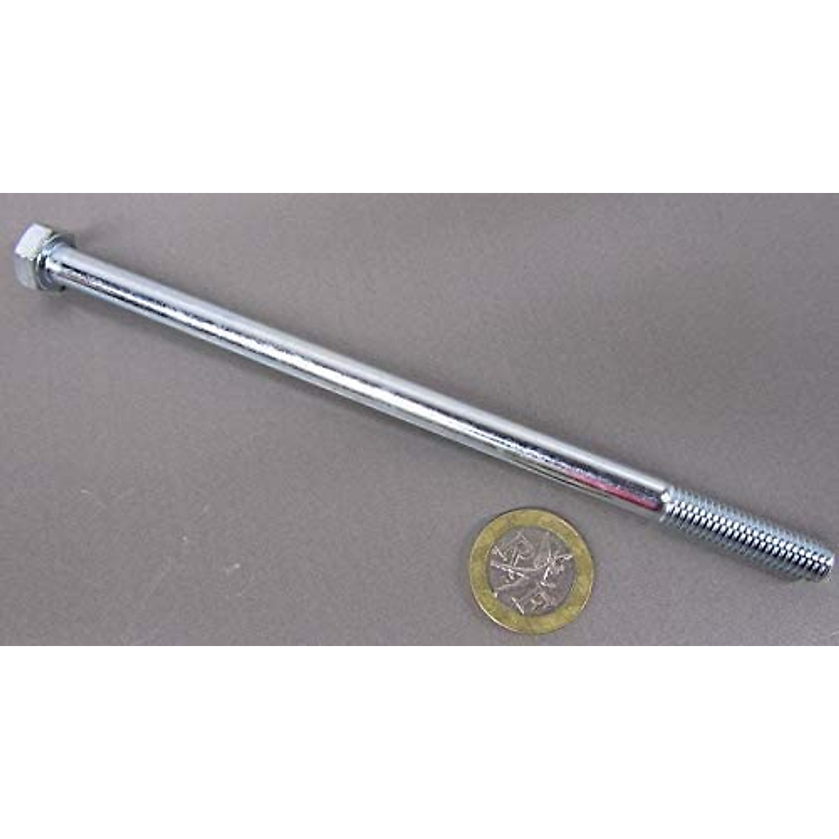 8.8 Zinc Steel Bolts PT M8 x 1.25 mm x 160 mm Long 10 pcs