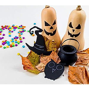 Funnlot Halloween Cauldron Hocus Pocus Cauldron 16PCS Mini Black Witch Cauldron Pots Pumpkin Candy Bucket Witches Cauldron Halloween Cauldron Plastic Cauldron Witch Cauldron
