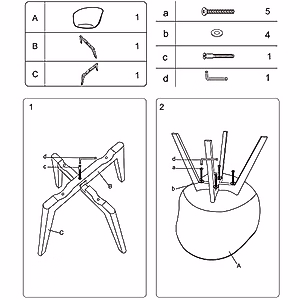 CangLong Upholstered Mid Century Modern Dining Armrest Living Room Makeup Side Chairs with Wooden Legs, set of 2, Grey 2