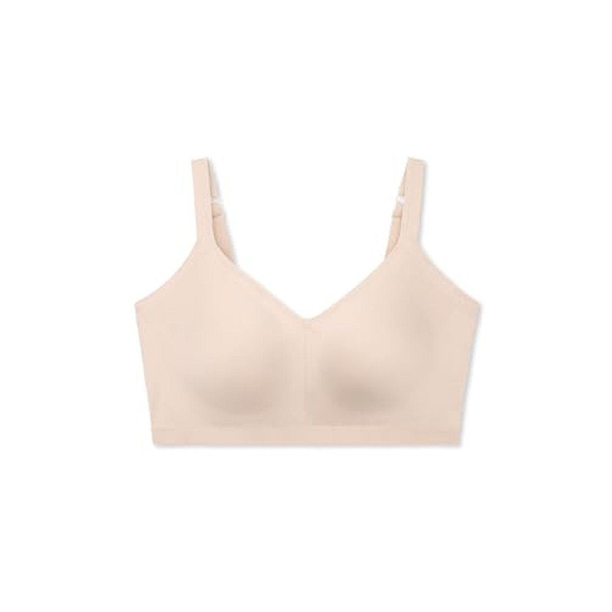 Warner's womens Easy Does It Underarm Smoothing With Seamless Stretch Wireless Lightly Lined Comfort Rm3911a Bra, Toasted Almond, Large US