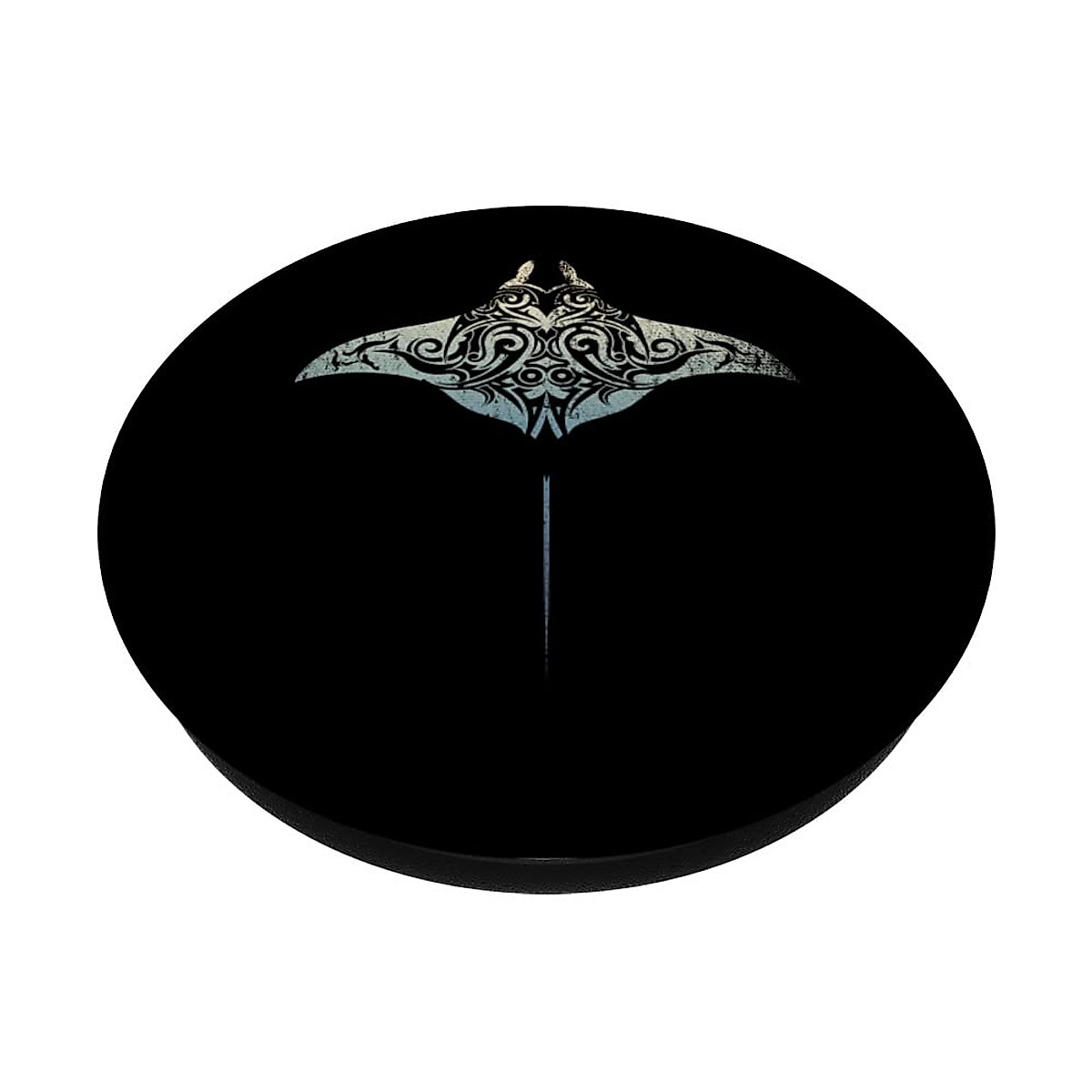 Polynesian Tattoo Tribal Ocean Animal Scuba Diving Manta Ray PopSockets Swappable PopGrip