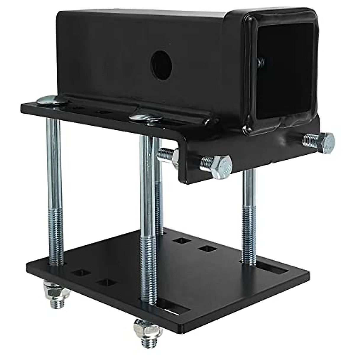 Bolt-on RV Bumper Hitch Receiver Adapter Fits 3-4" Beam, 2" Receiver, Trailer Accessories Best for Mounting Bike Racks & Cargo Carriers