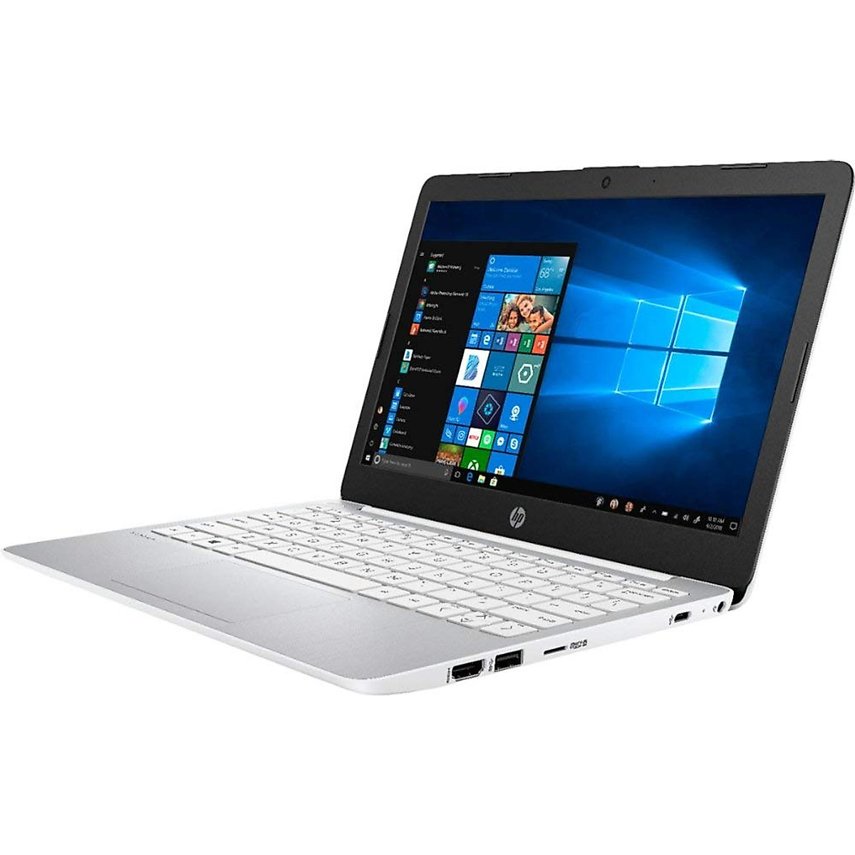 HP Newest 11.6inch Stream Laptop, Intel Atom Processor Up to 2.0 GHz, 4GB DDR3 RAM, 32GB SSD, Intel HD Graphics, WiFi, Bluetooth, HDMI, Win10 Home (Renewed)