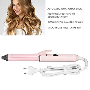Ceramic Curling Iron Hair Curling Wand Automatic Hair Curler Curling Iron Beauty Tool Nourishing Hair for Salon Home 26mm(US)