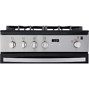 Frigidaire 24 in. 1.9 Cu. Ft. Gas Range in Stainless Steel with Continuous Cast Iron Grates, ADA Compliant