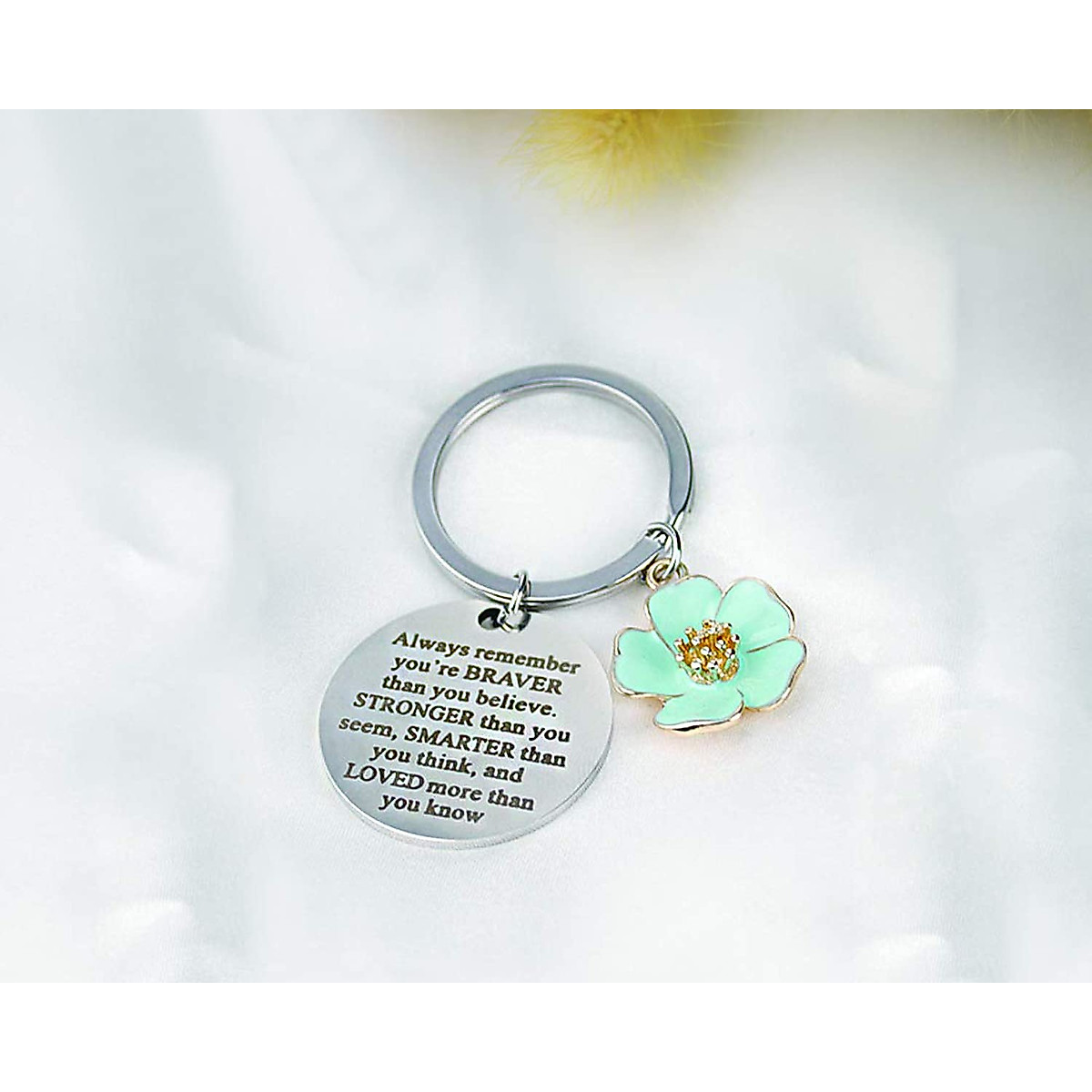 Ohana Keychain Stitch Jewelry Hawaiian Charm Hibiscus Flower Keychain Better Than You Think Ohana Family Jewelry Hawaii Gifts for Women
