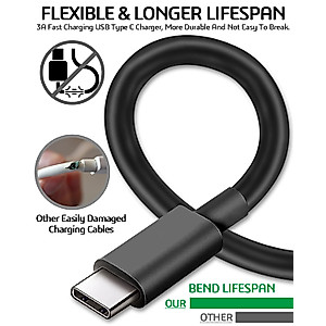15W USB-C Fast Charger with 10Ft Extra Long 5A USB-C Cable for Kindle Fire Tablets (Designed for use with USB-C Version Fire Tablets and Kindl E-Readers)