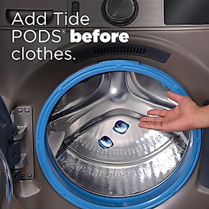 Tide PODS Liquid Laundry Detergent Soap Pacs, Powerful 3-in-1 Clean in One Step, He Compatible, Spring Meadow Scent, 76 Count