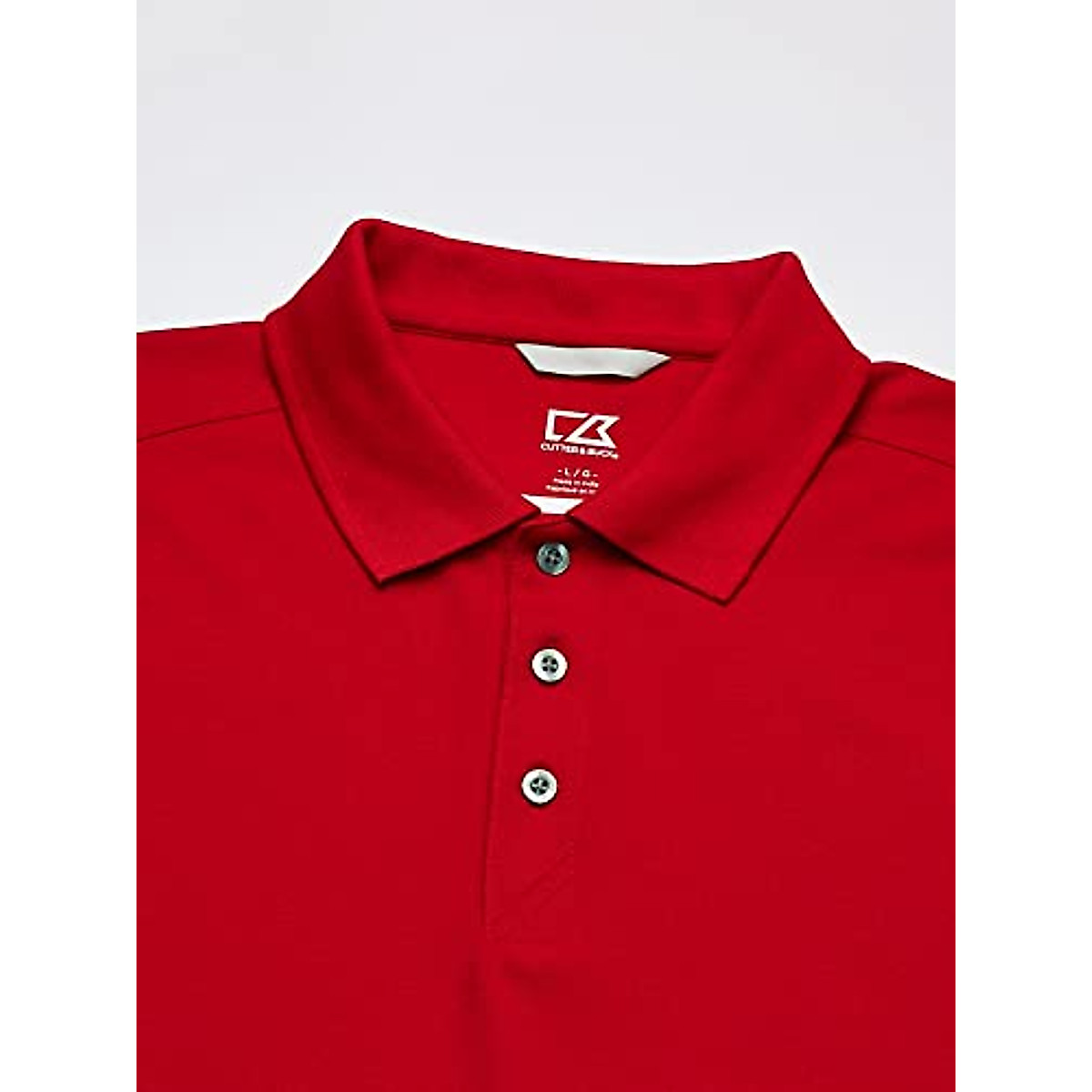 Cutter & Buck mens Big Tall 35+upf, Short Sleeve Advantage Polo Shirt, Red, 2X US