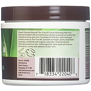 Facial Cleansing Pads - Tea Tree Oil, 50 pads 2-pack