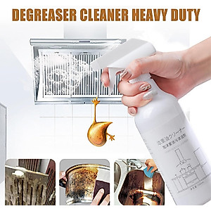 RJDJ Multi-purpose Kitchen Cleaner, Foam Heavy Oil Cleaner Spray, for Oven, Stovetop, Refrigerator (1pcs)