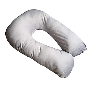 Sleep Zzz Bedtime Pillow w/Removable Washable Cover- Grey Color