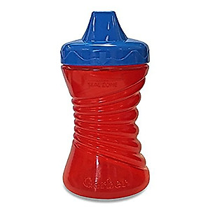 Nuk Gerber Graduates Fun Grips Red Plastic 10-Ounce Hard-spout Cup