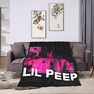 Lils Music Peeps Blanket Super Soft Flannel Throw Air Conditioner Lightweight Throw Blanket for Couch Kids Boys Adults 80"X60"