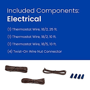 AprilAire 5844 Humidifier Installation Kit for AprilAire Whole Home Humidifiers with Automatic Control, Compatible with AprilAire Humidifier Models: 400, 500, 600 Black