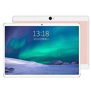 Tablet 10.1-inch wif Bluetooth Android Digital Call Dual Camera(Rose Gold)