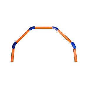 Mini Turbo Banked Turn Set for Toy Cars - Compatible with Hot Wheels, Matchbox & 1/64 Scale Cars 4-Pack Eco-Friendly PLA