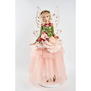 Katherine's Collection Enchanted Garden 2022 Flora Fairy Doll 32" Green Resin