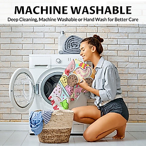 Custom Ice Cream Blanket Gift - 30x40 Inches Cute Blankets for Girls & Kids - Colorful Soft Fuzzy Throw for Couch, Office