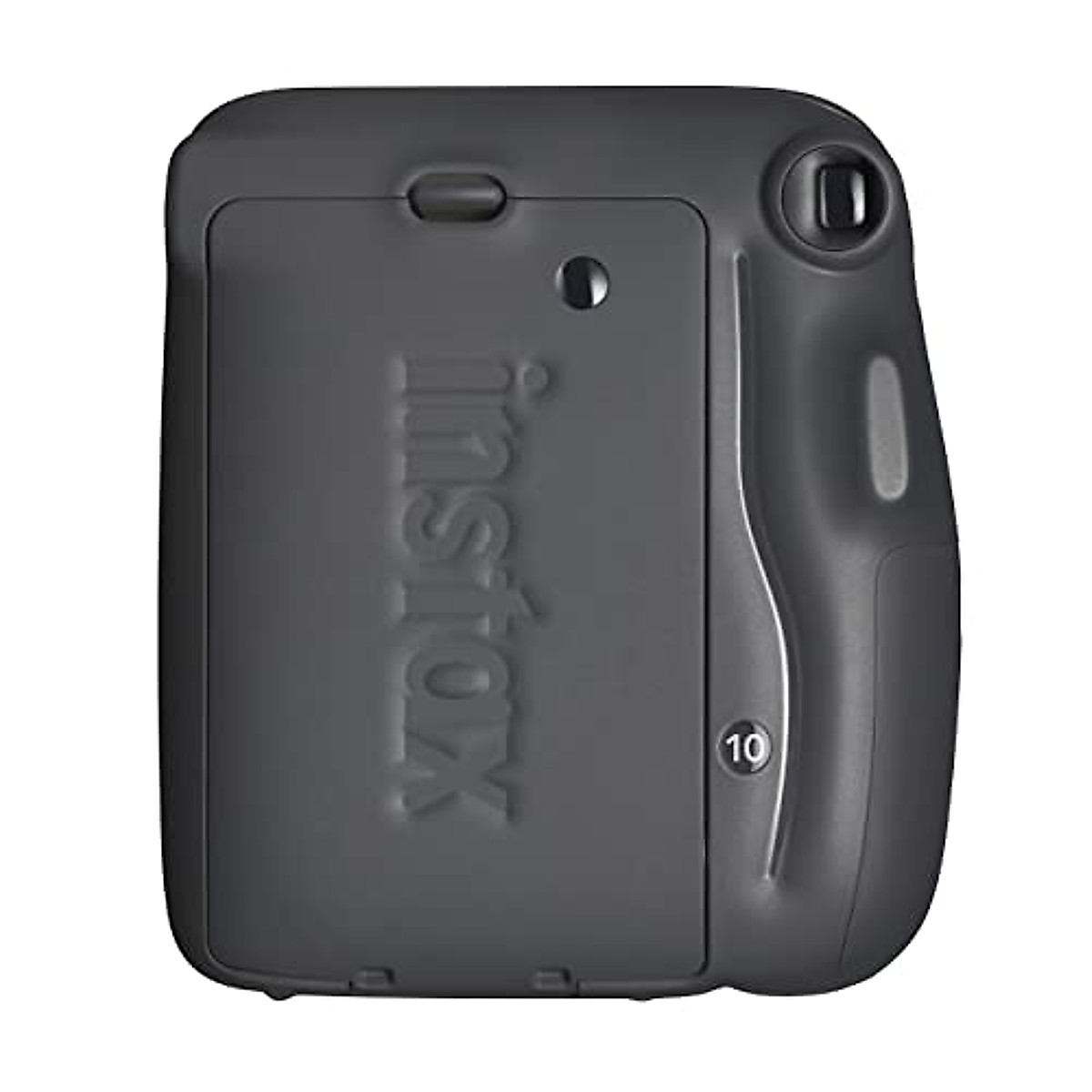 Fujifilm Instax Mini 11 Instant Film Camera with Automatic Exposure and Flash, Fujinon 60mm Lens with Selfie Mirror, Optical Viewfinder - Charcoal Grey (Renewed)