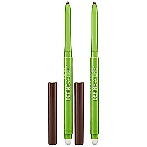 Maybelline New York Define-a-line Eyeliner Makeup, Brownish Black (Pack of 2)
