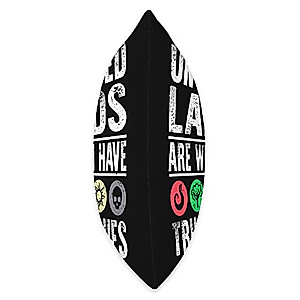 Magic card Gathering of the Geeks co Untapped Lands Trust Issues Magic Geek Cool Throw Pillow, 16x16, Multicolor