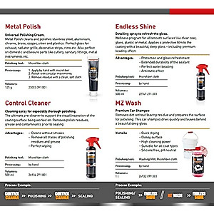 menzerna M-PPC-T Metal Polishing Cream, 12 fl. oz, 1 Pack