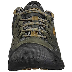 KEEN Men's Targhee Vent Hiking Shoe, Raven/Bronze Brown, 9 M US