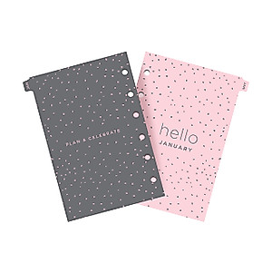 Filofax Pocket Confetti Week to View Diary, organizer diary, 2023, diary refill, calendar, White