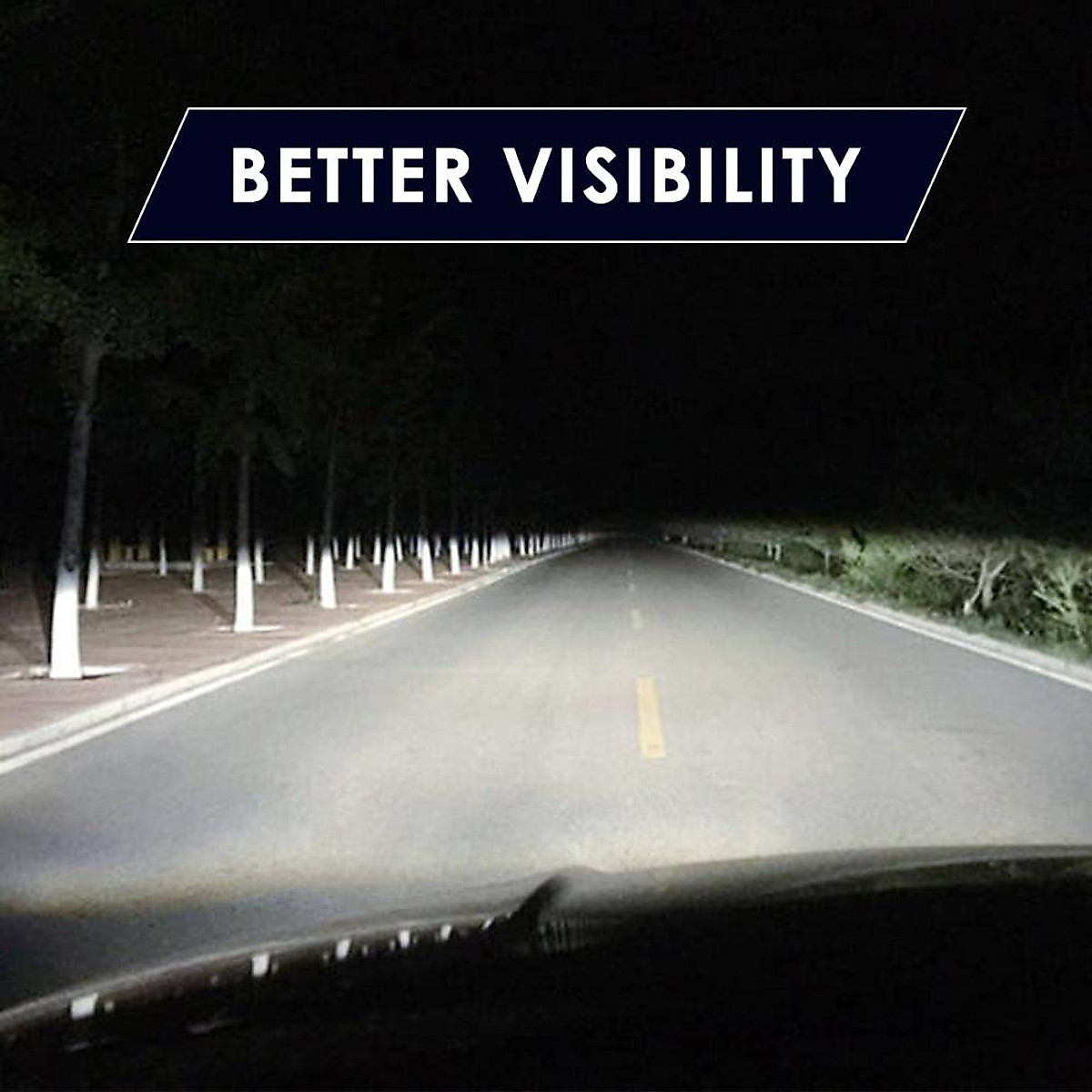 PIT66 LED Headlight Compatible with 09-14 Ford F150 2009-2014, Left and Right Driver & Passenger (Basic Style, Clear Lens Chrome Housing Amber Reflector)