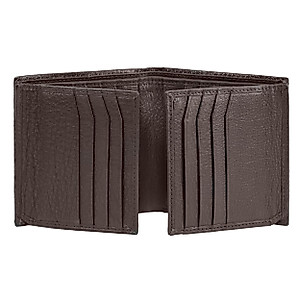 Bullz Genuine Nappa Cow leather Dual Credit Card ID Flap Bifold Mens Wallet Passcase