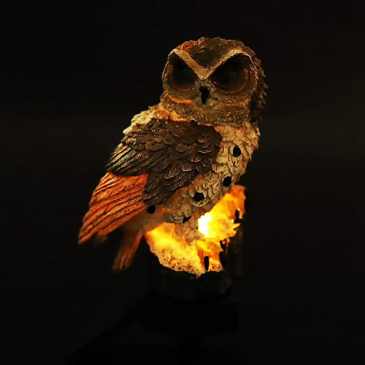 Antilog Garden Light Solar Powered Waterproof Garden Light Outdoor Lawn Lamp for Home Garden Lighting(Brown)